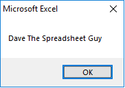 Dave The Spreadsheet Guy – Helping to make Spreadsheets Remarkable